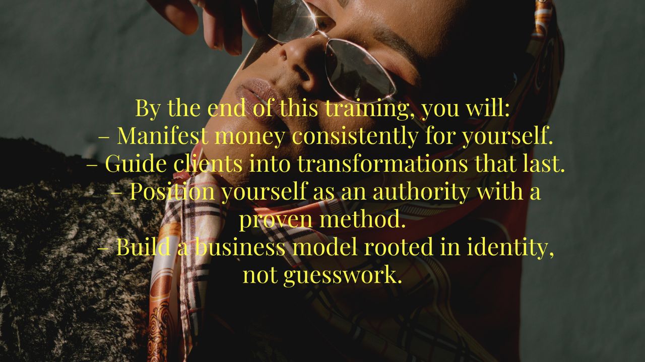 Become a Certified Money Manifestation Coach via The3M Trifecta ...
